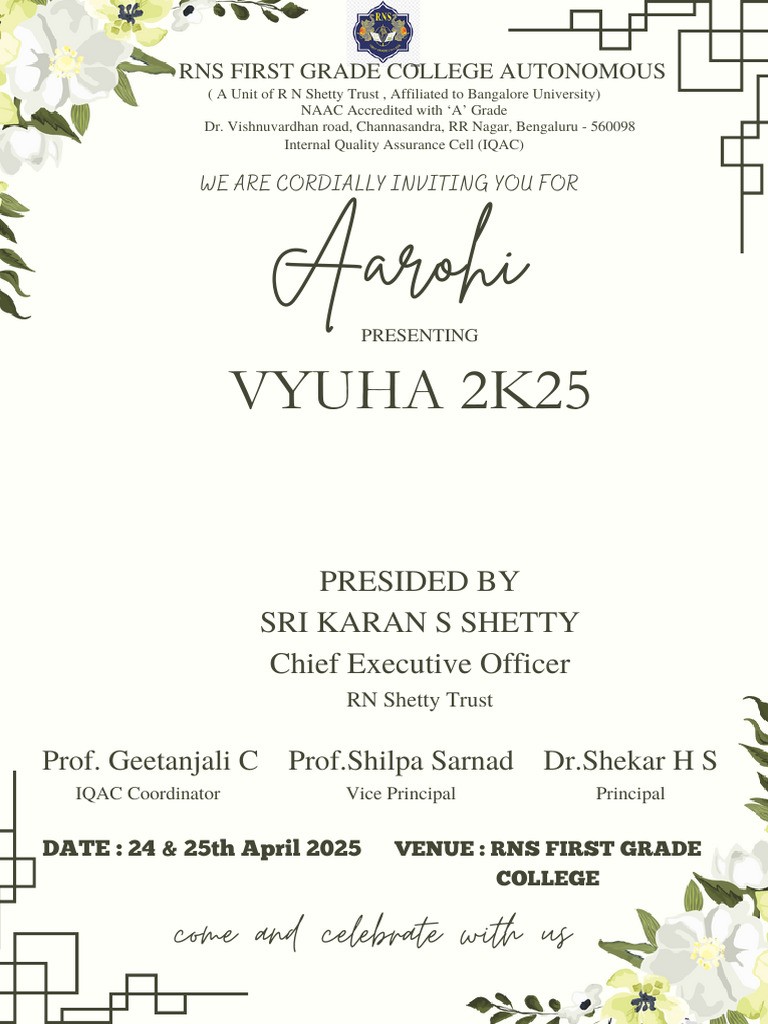 Demo Invitation | PDF