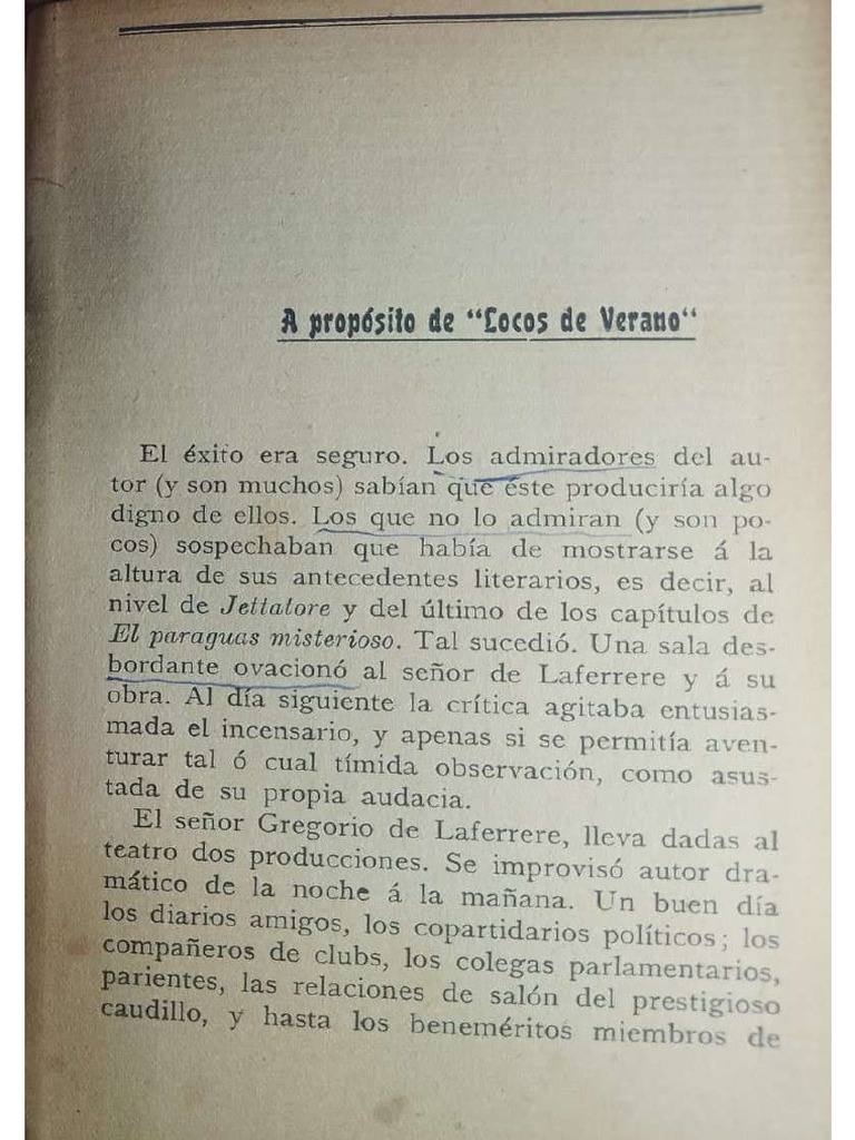 Echagüe Puntos de vista Locos de verano | PDF