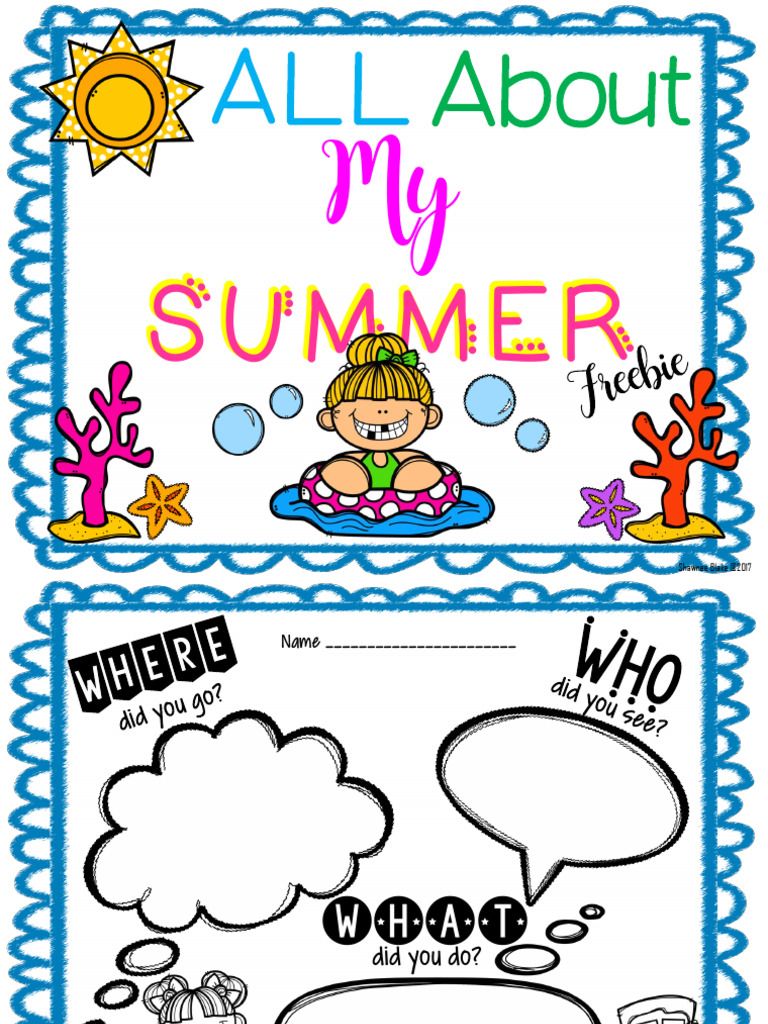 All About My Summer | PDF
