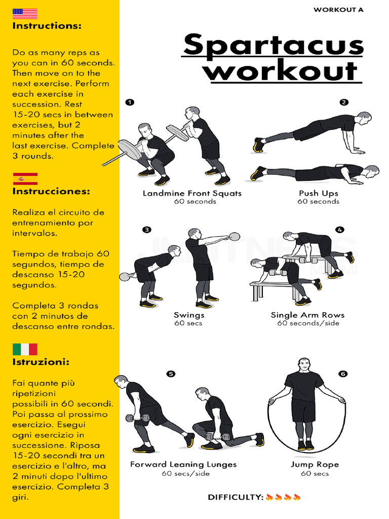 Spartacus Workout PDF | PDF