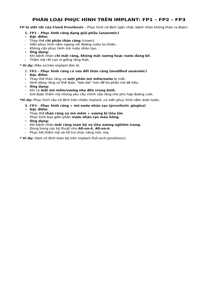 Các D NG PH C Hình FP | PDF