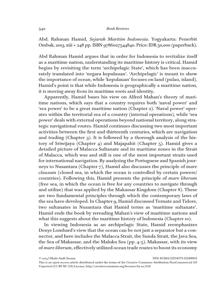 Abd. Rahman Hamid, Sejarah Mar | PDF | Indonesia