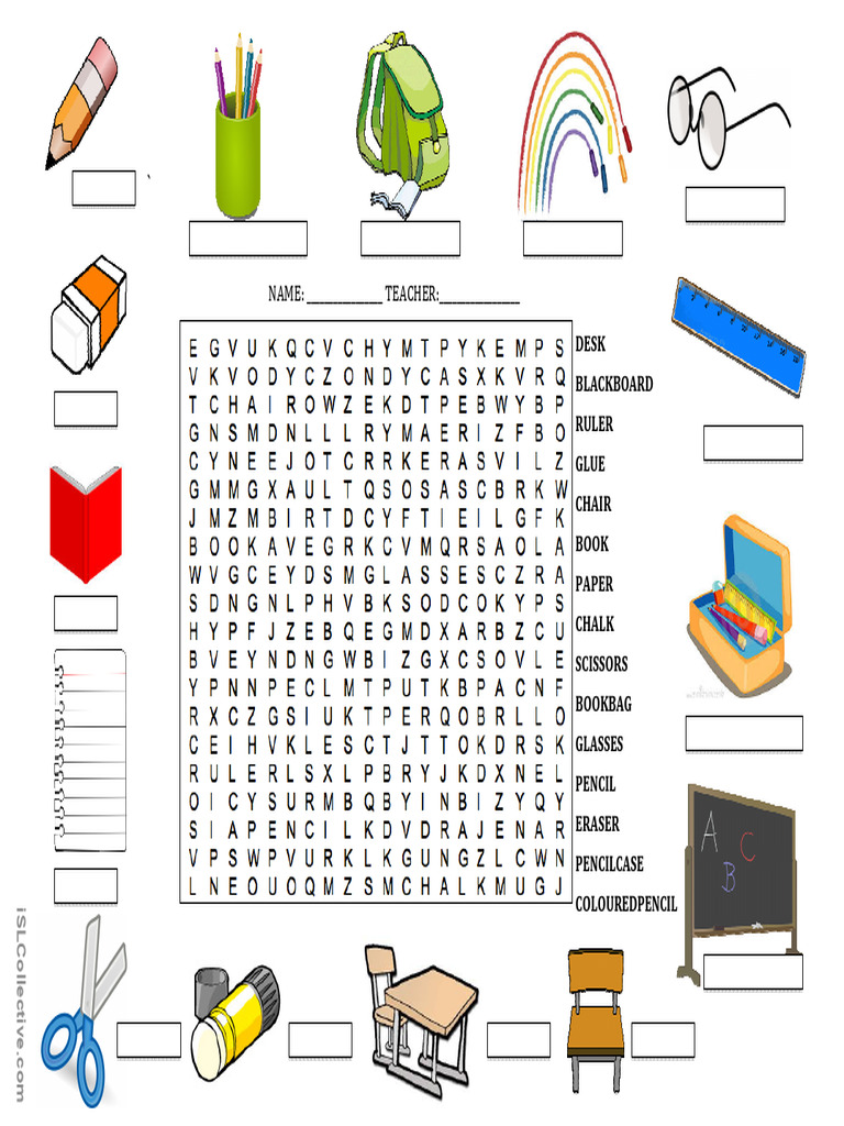 Classroom Objects | PDF