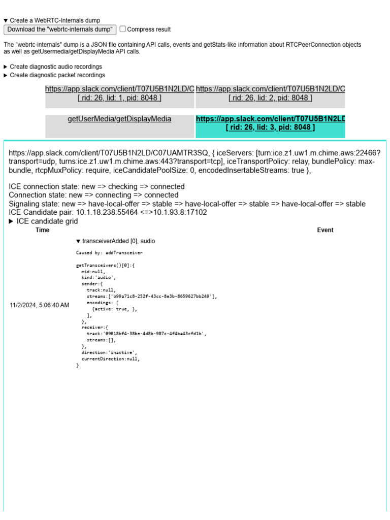 WebRTC Internals 03 | PDF | Internet Standards | Computing