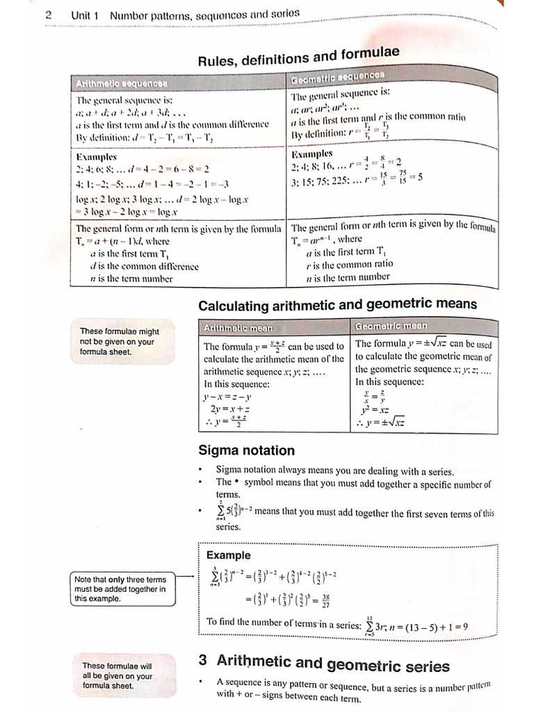 Maths Paper 1 Notes | PDF
