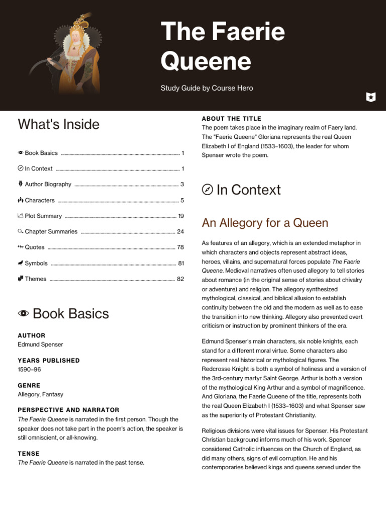 Faerie Queene | PDF | The Faerie Queene | Edmund Spenser
