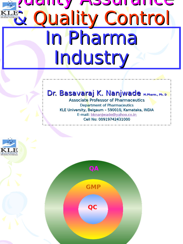 Quality Control: & in Pharma Industry | PDF | Chirality (Chemistry ...