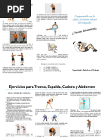 Ejercicios de Rotación de Tronco | PDF | La columna vertebral | Sistema ...