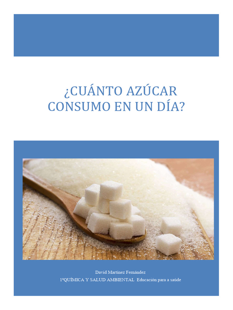 Consumo Azúcar | PDF | Alimentos | Azúcar