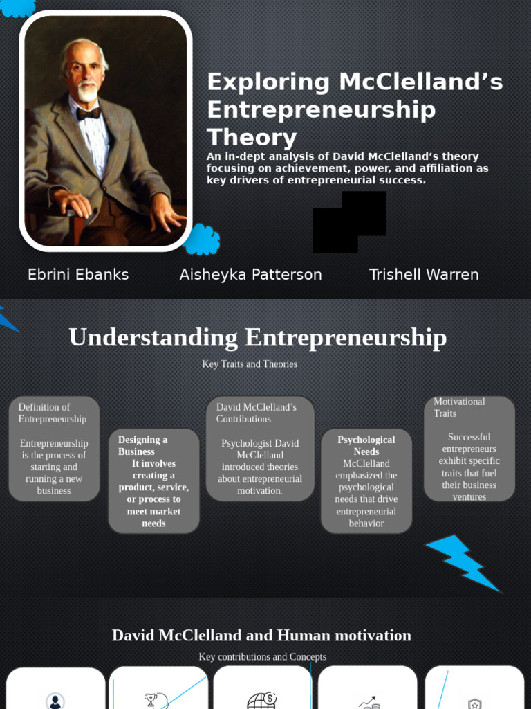 McClelland's Entrepreneurship Motivation Theory | PDF ...