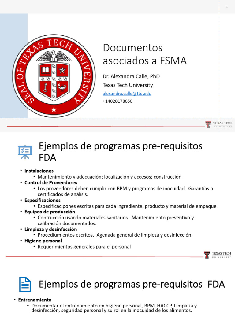 Documentos FSMA | PDF | Residuos | Seguridad alimenticia