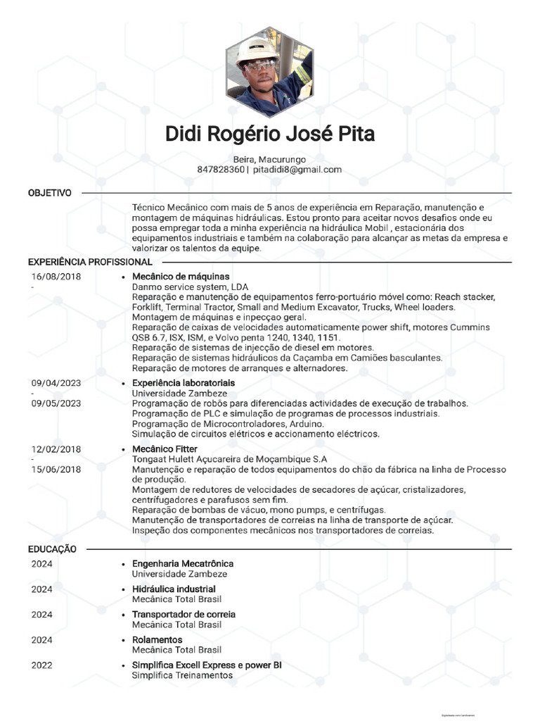 Mechatronics CV | PDF