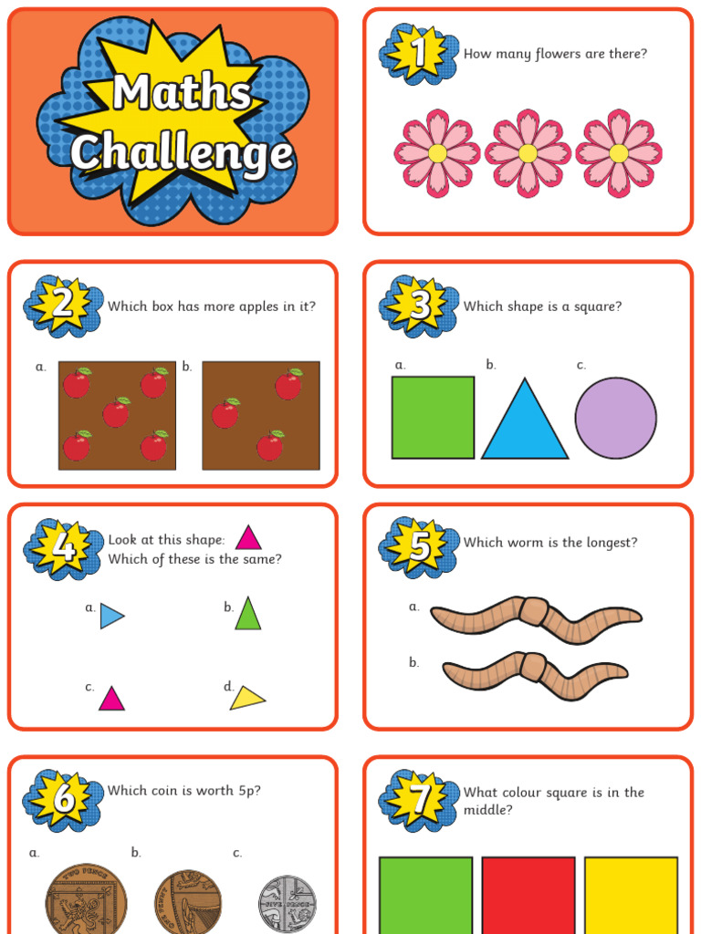 Engaging Maths Challenge Questions | PDF