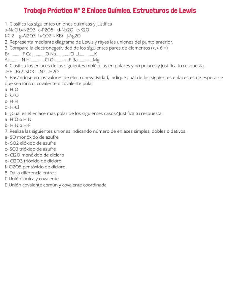Estructura de Lewis de Ag2O | PDF