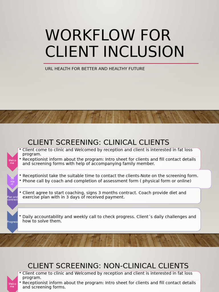 Client Screening - Clinical Clients | PDF