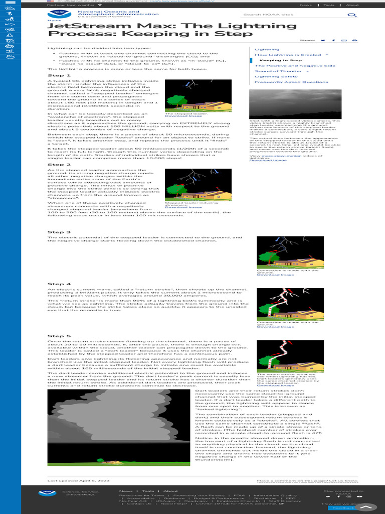 JetStream Max The Lightning Process Keeping in Step | PDF | Lightning | Applied And ...
