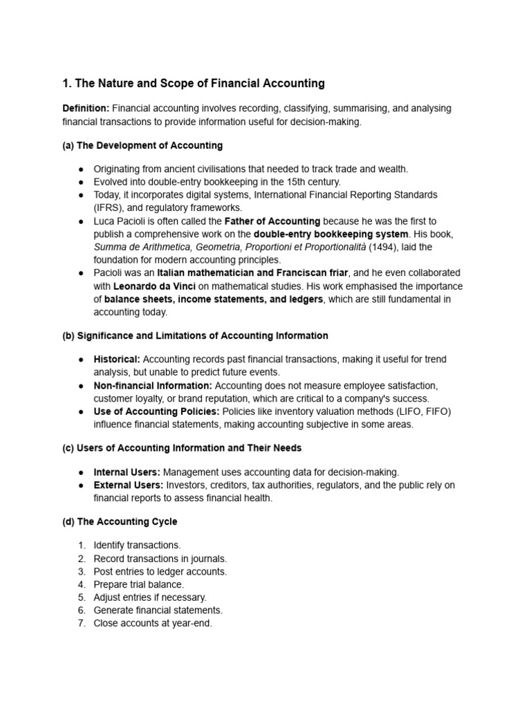 Accounting Theory, Recording and Control Systems (Updated 2.0) | PDF ...