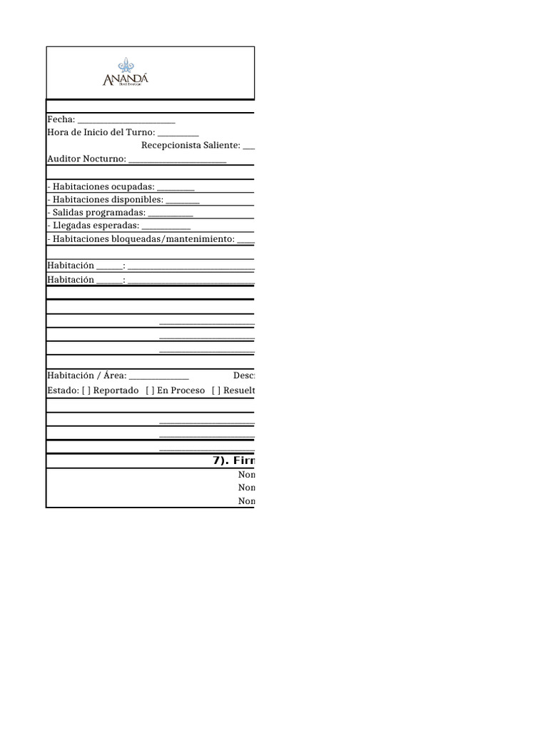 Acta Briefing Hotel Ananda | PDF