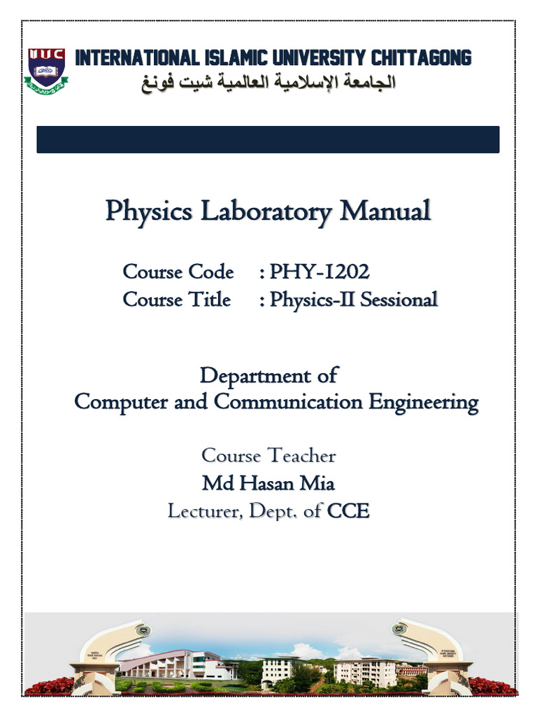 Physics Lab Manual PHY-1202 | PDF | Deformation (Engineering ...