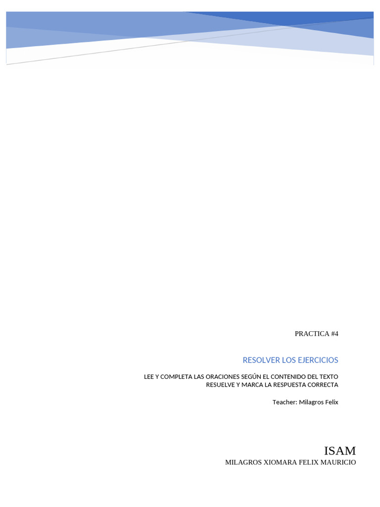 Practica 4 - Giving Directions | PDF