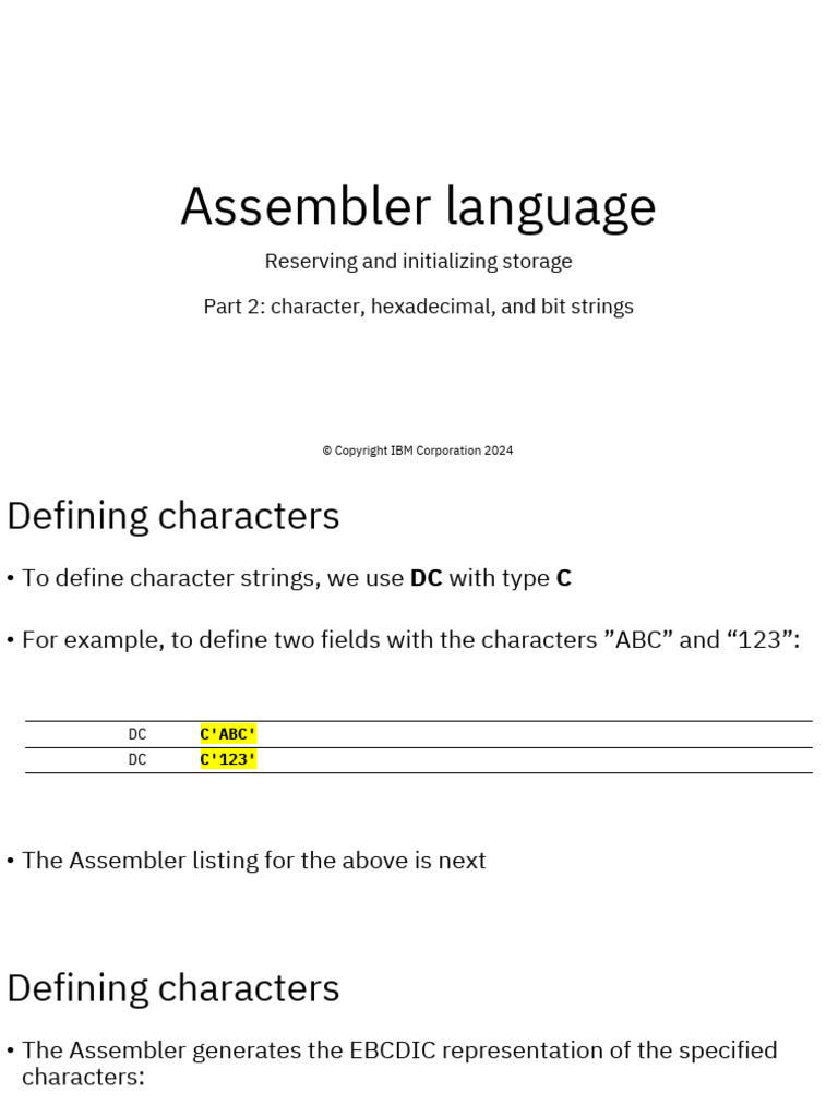 pSWmH5M3QVWha0Kqc5Rrlw - 33 Assembler DC C | PDF | Assembly Language ...