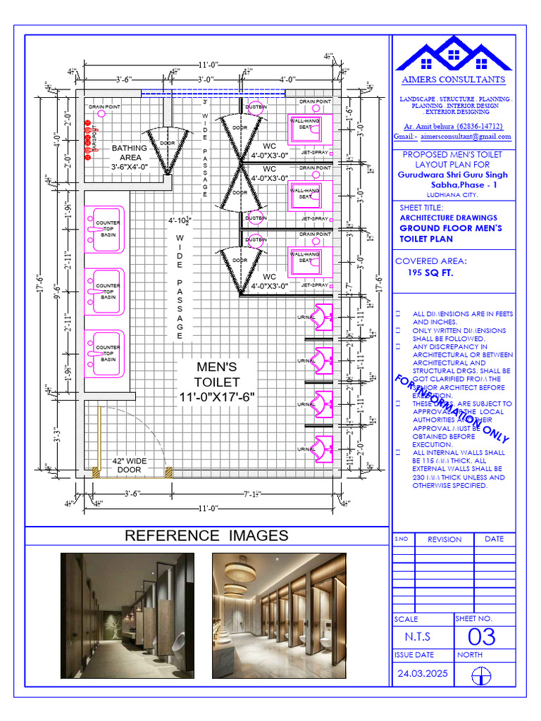 Proposed Ground Floor Men's Layout For Gurudwara Sahib at Dugri Op-3 | PDF | Indian Religions ...
