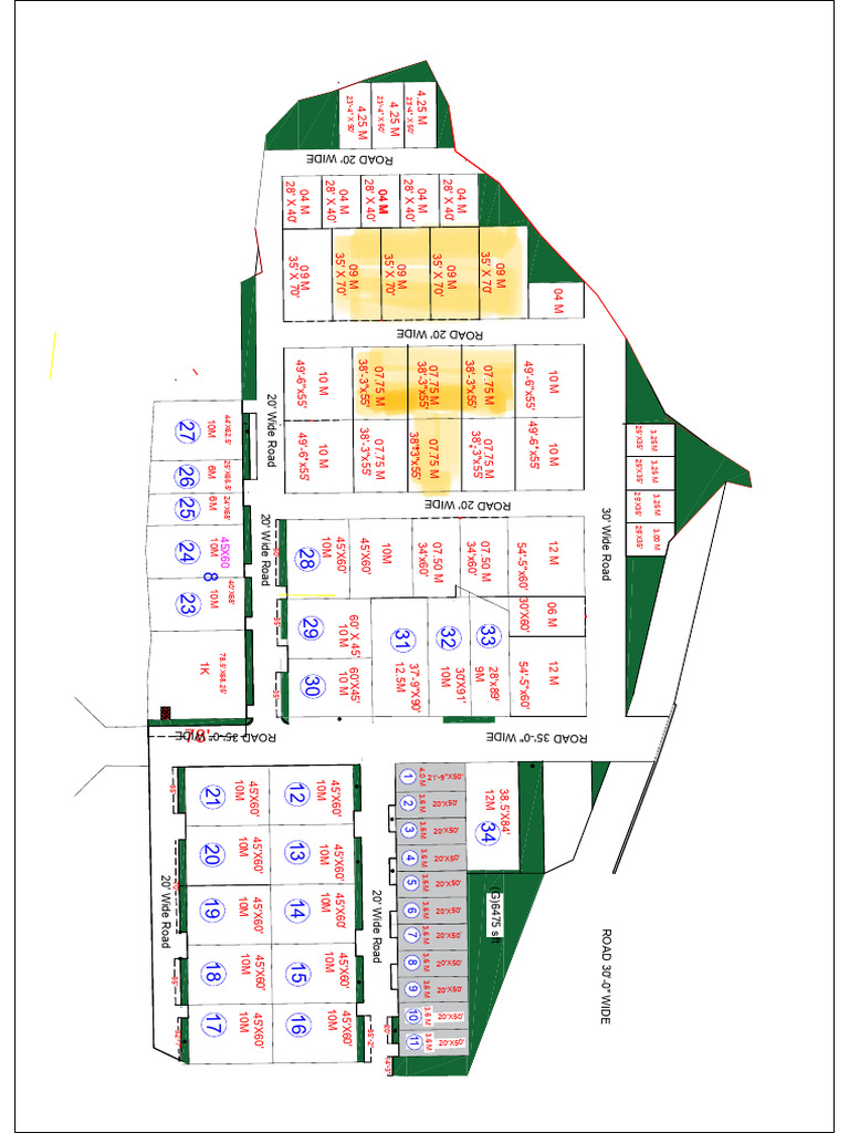 Phase 1 Ext Plot Dimensions-1 | PDF