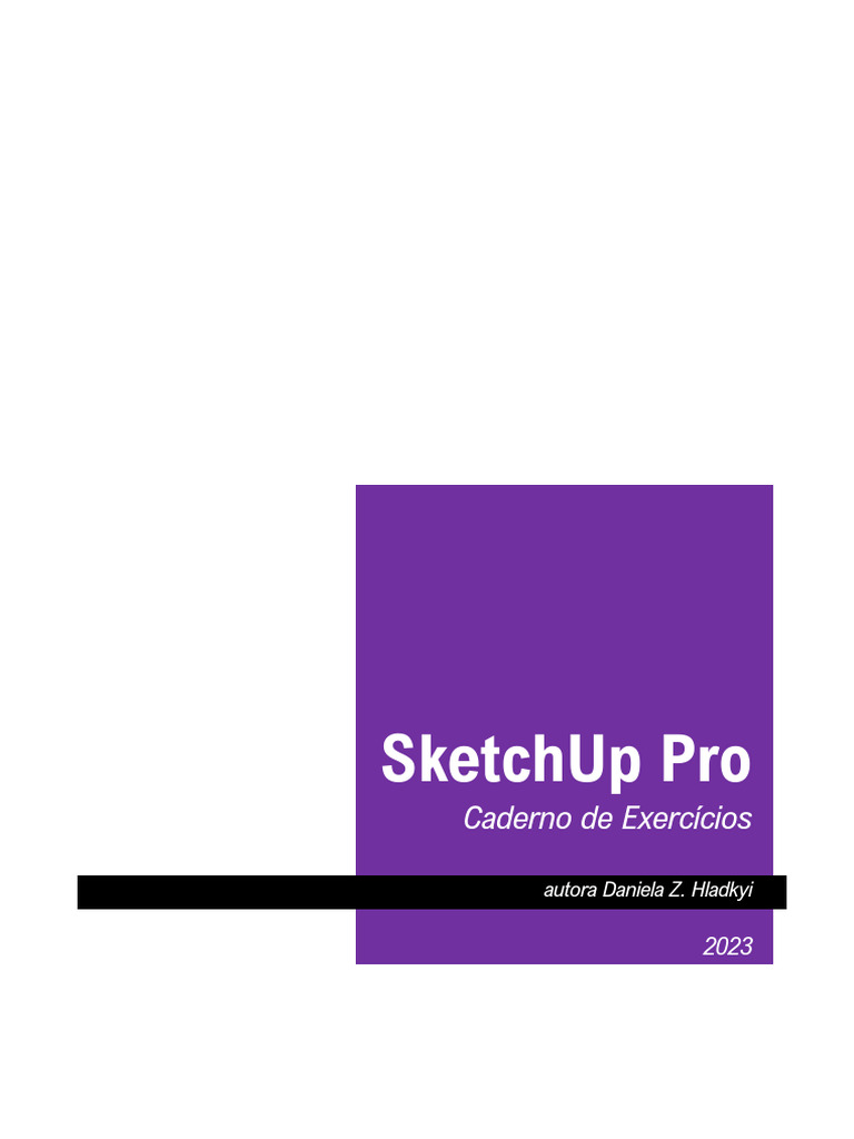 Caderno de Exercícios SketchUp+Layout-2023 | PDF | SketchUp | Janela (informática)