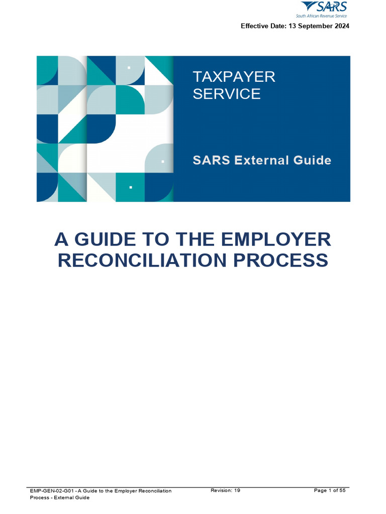 EMP GEN 02 G01 a Guide to the Employer Reconciliation Process External ...