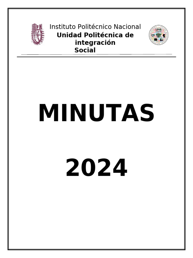 Plantilla Minutas | PDF