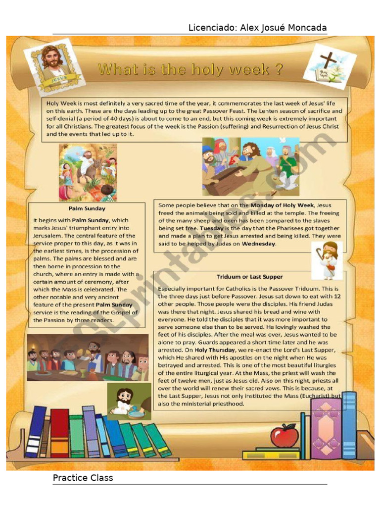 Holy Week Questionary | PDF