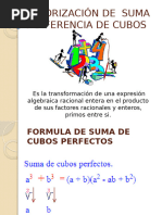 Diferencia (o resta) de cubos_ fórmula, factorización y ejemplos | PDF | Factorización | Aritmética