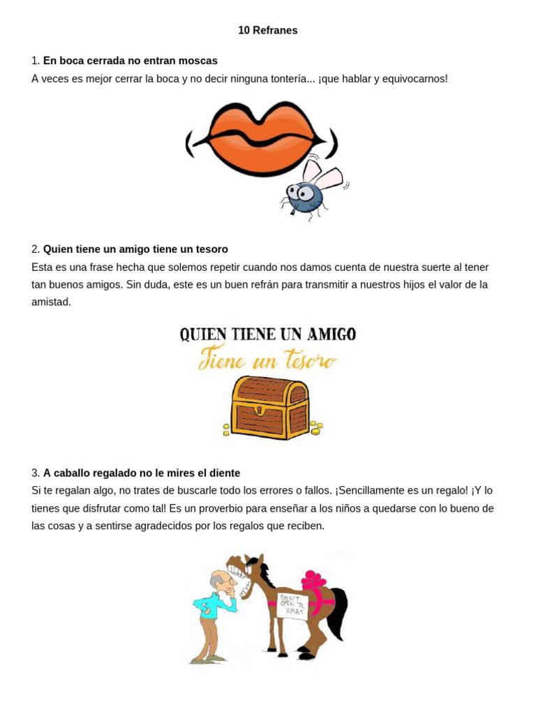 10 Refranes | PDF
