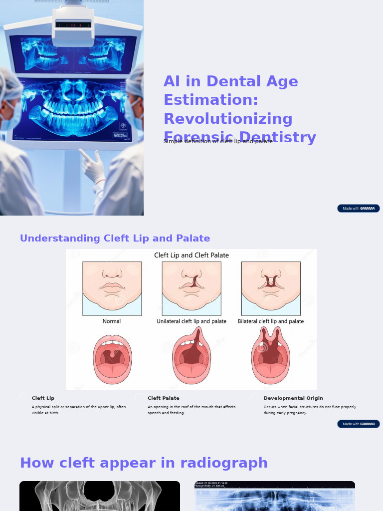 AI in Dental Age Estimation Revolutionizing Forensic Dentistry | PDF ...