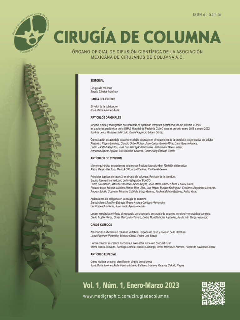 Cirugía de Columna | PDF | Escoliosis | Medicina