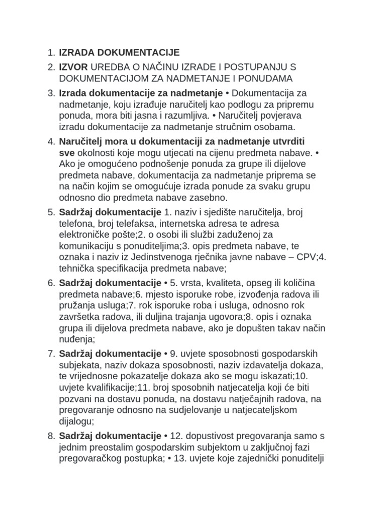 Izrada Dokumentacije | PDF
