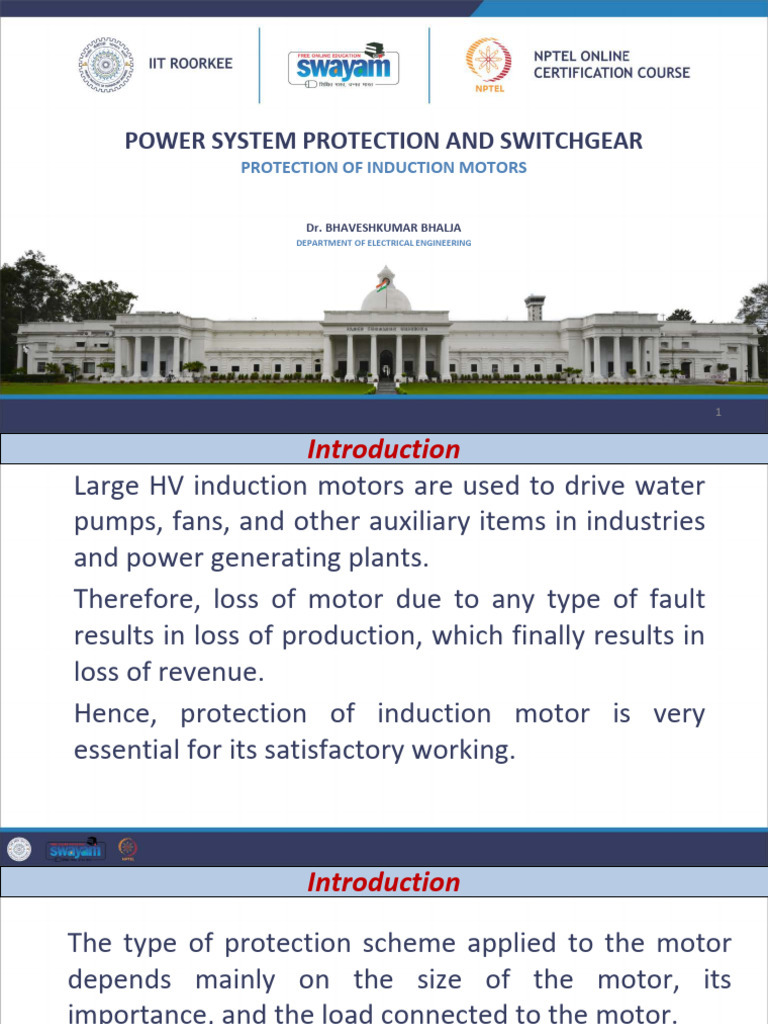 Induction Motor Protection Strategies | PDF | Electric Motor | Relay