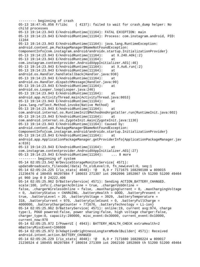 Logcat Prev Csc Log | PDF | Battery Charger | Computing