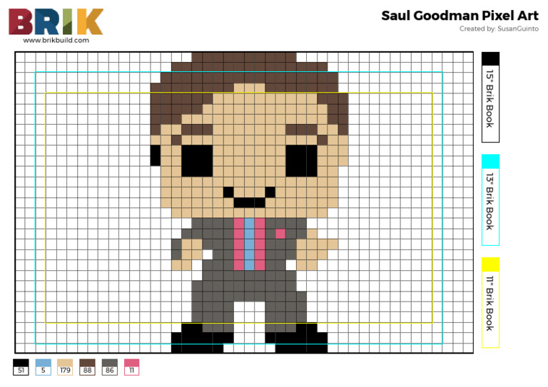 Saul Goodman Pixel Art 8bit Breaking Bad Jimmy Morgan Mcgill Pixel ...
