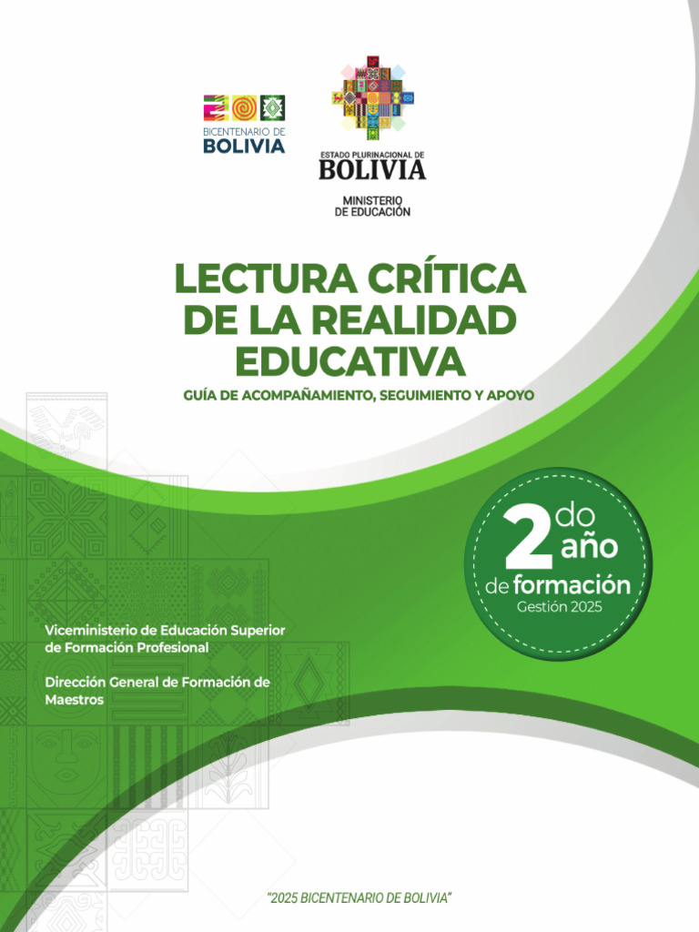 Guia 2do Año - 2025 | PDF | Investigación de acción participativa | Enseñando