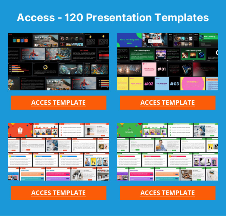 120 Presentation Templates | PDF