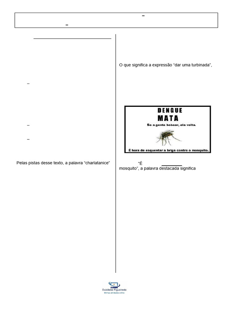 EXERC - 4 PROVA BRASIL DESCR 3 5o Ano L.P | PDF | Cabelo