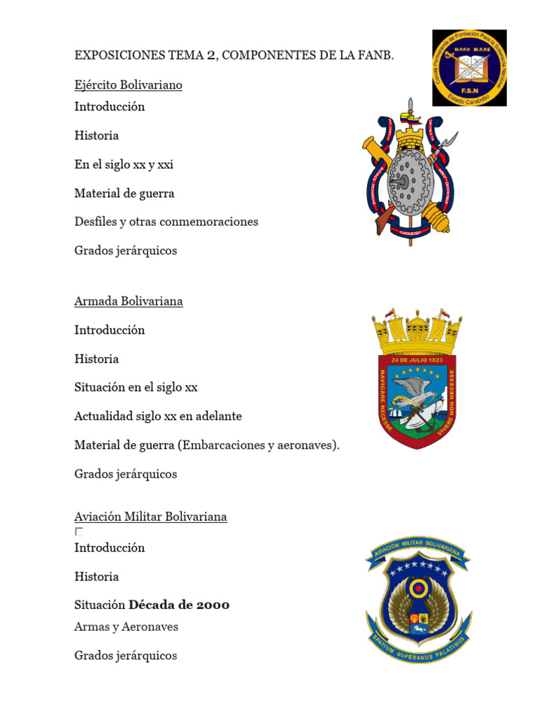 Exposiciones Tema 2 | PDF