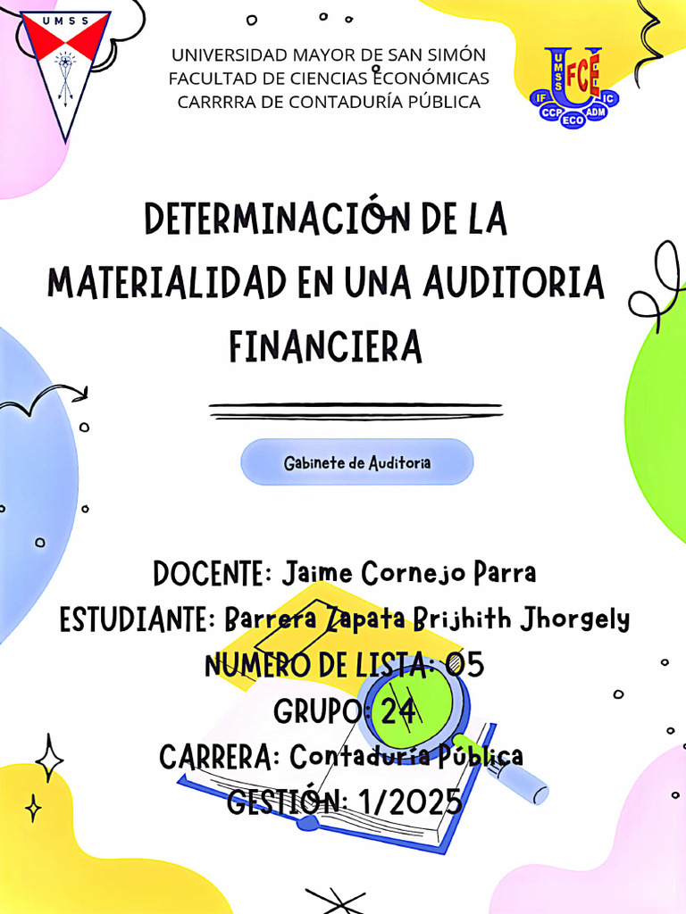 Materialidad de Una Auditoria | PDF