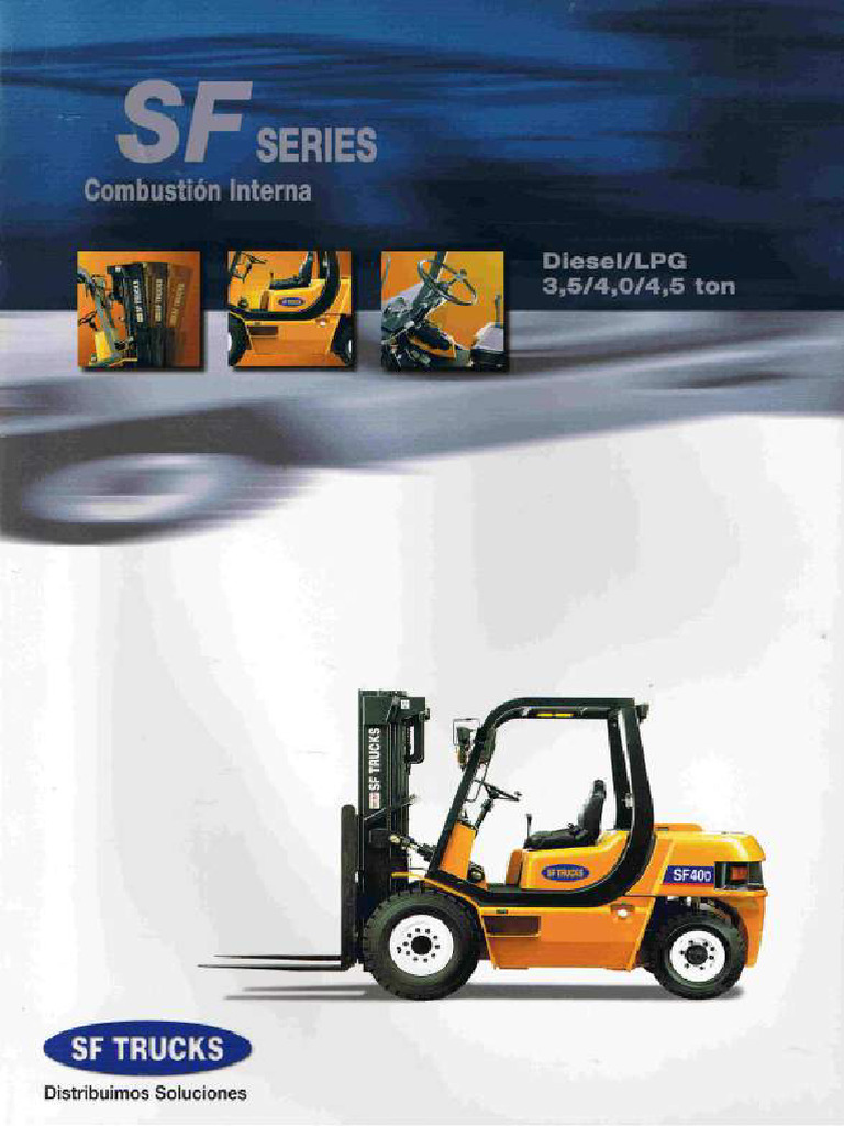 Samsung Forklift SF35 35l 40d 40 45d 45l Brochure | PDF