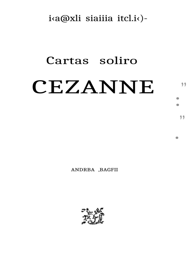 cartas-sobre-cezanne-rilke | PDF