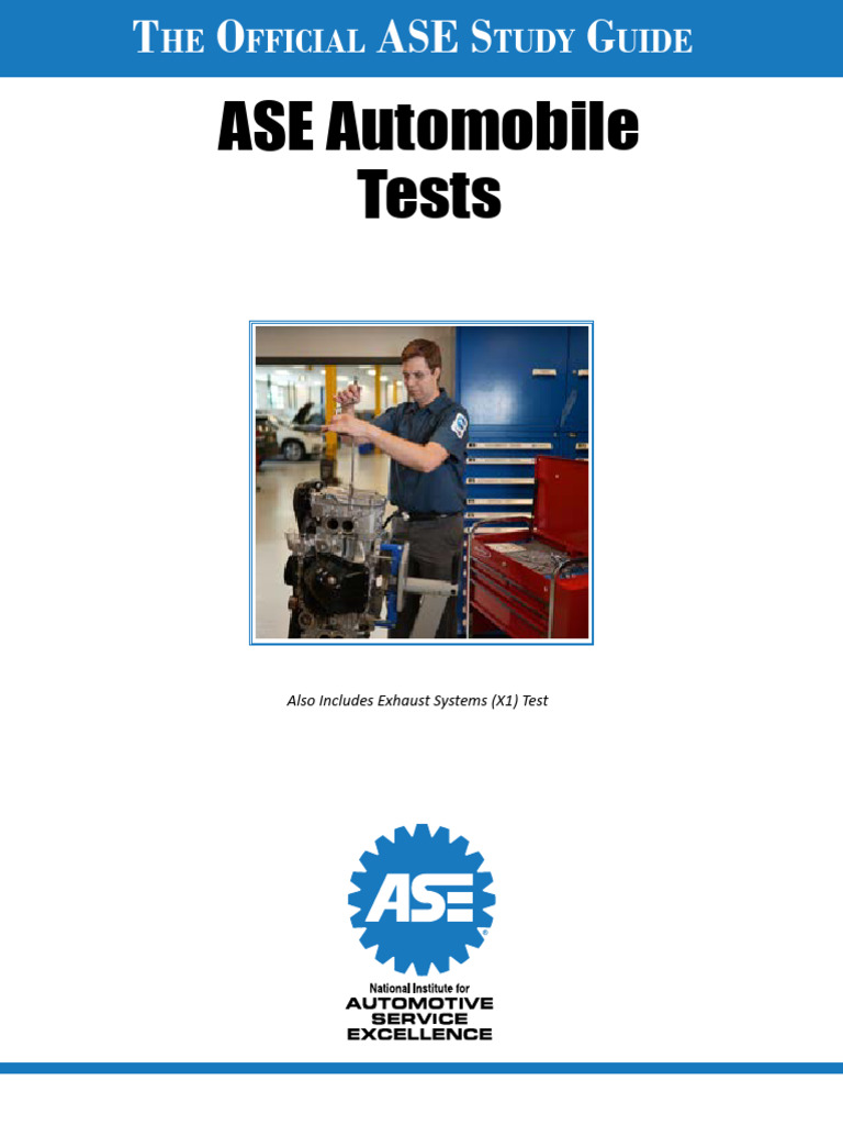 ASE Automobile Study Guide 2025 V2 | PDF | Motor Oil | Valve