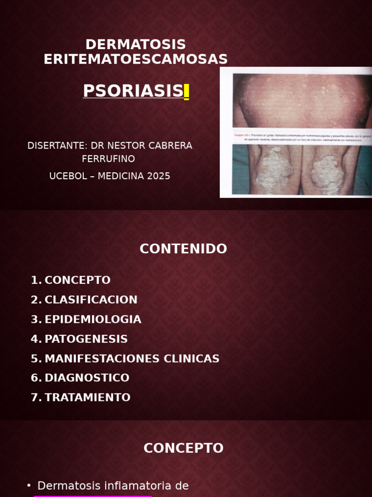 Psoriasis: Clasificación y Tratamiento | PDF | Psoriasis ...