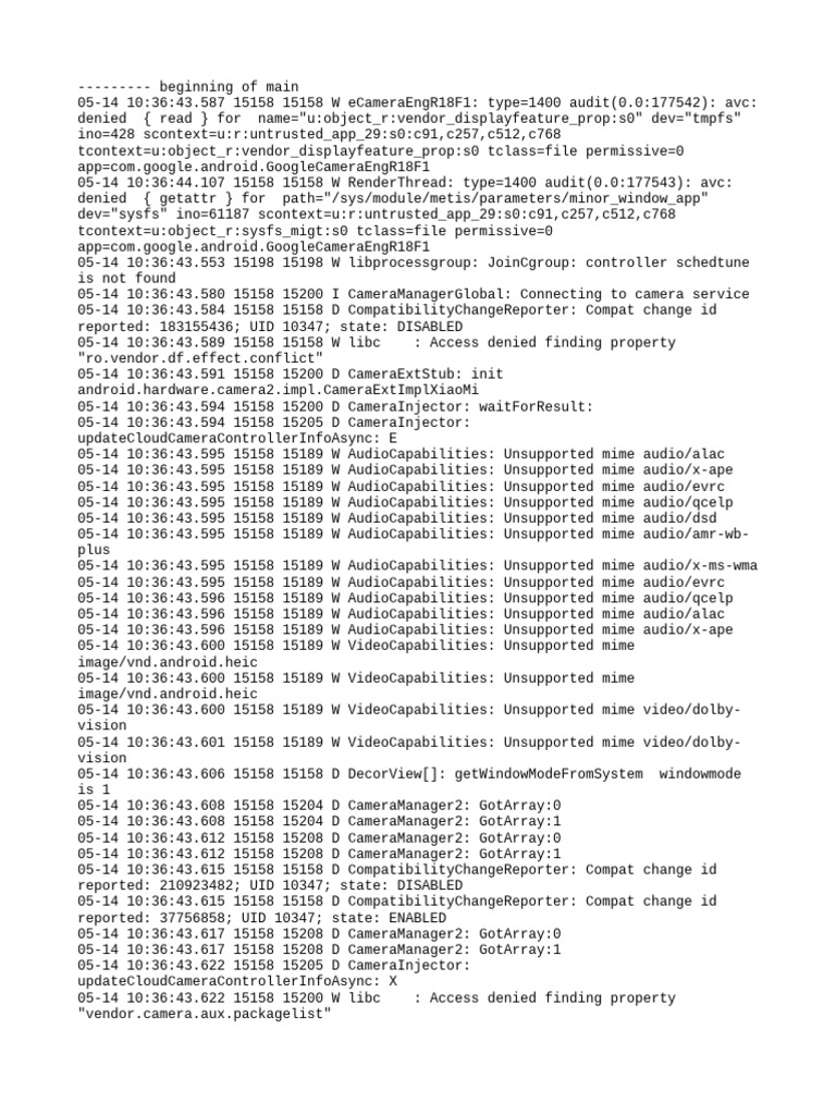 Log Cat 1747190203533 | PDF | Computing | Software