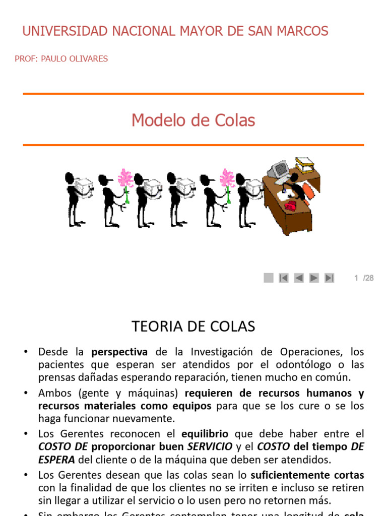 Modelo de Cola | PDF | Matemáticas Aplicadas